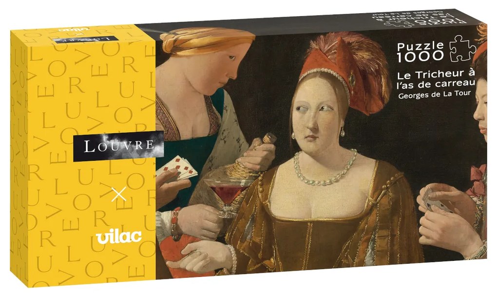 Vilac Puzzle Falešný hráč karet 1000 dílků