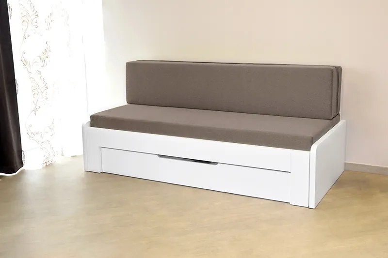 Ahorn Duovita postel bez područek Dekor: Dub hnědý, Rošt: Lamelový, Rozměr: 90/170 x 200 cm