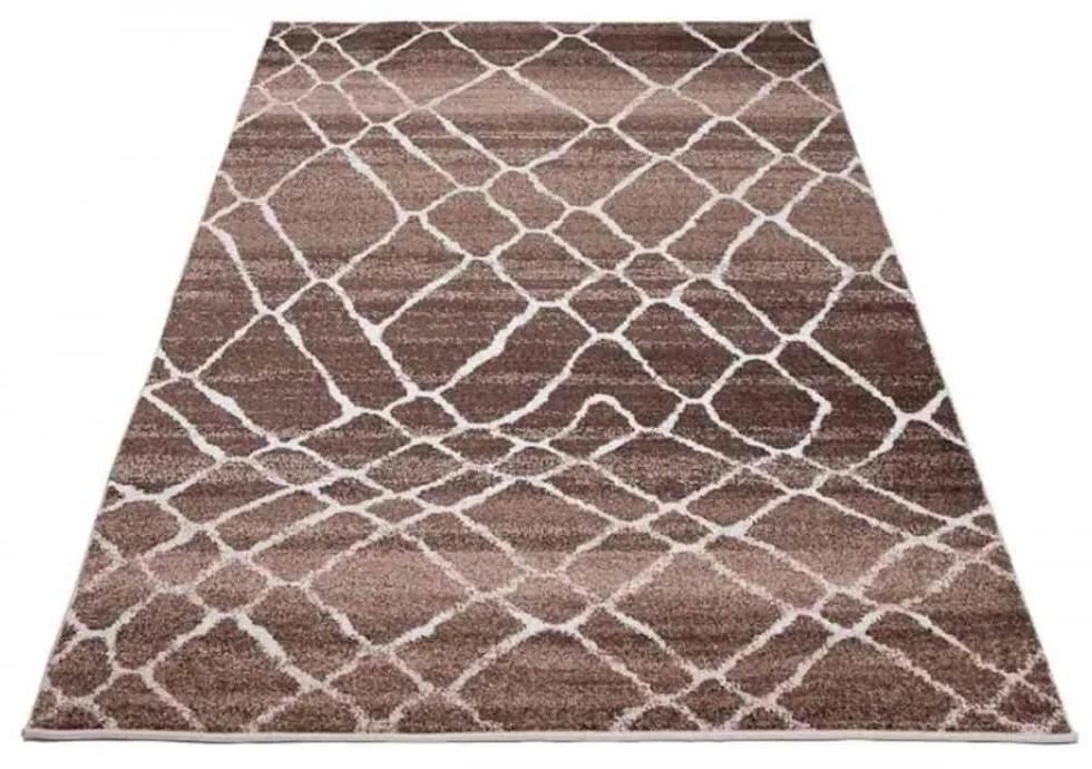Kusový koberec Bonna hnědý 80x150cm