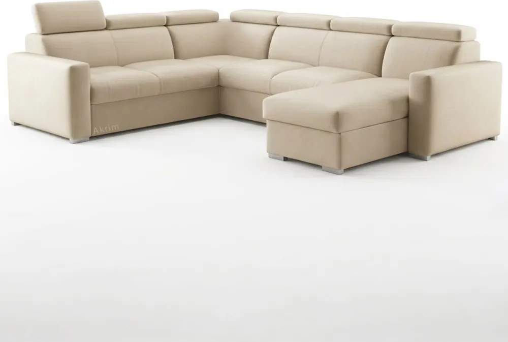 Sedací souprava PEDRO U | 250x315x170 | rozkládací + 2x úložný prostor | VÝBĚR TKANIN
