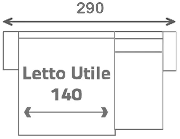 Rohová sedací souprava AZZURRA br. FIORELLO s rozkladem na každodenní spaní, pravá, 140, tm. šedá (jazz 22 graphite)