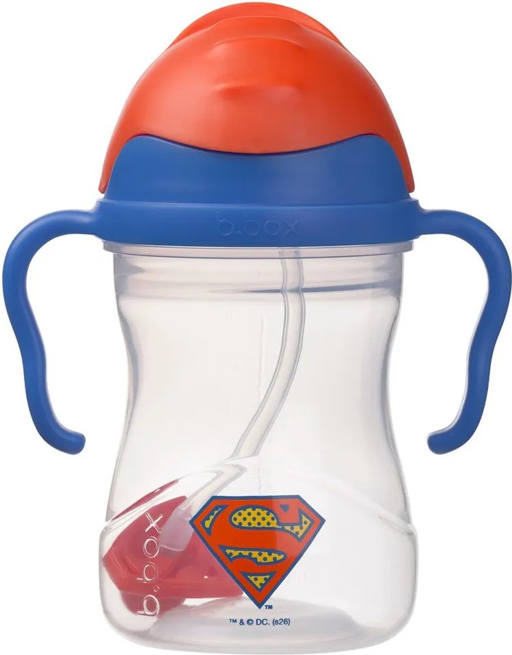 B.box Hrneček s brčkem 240 ml Superman
