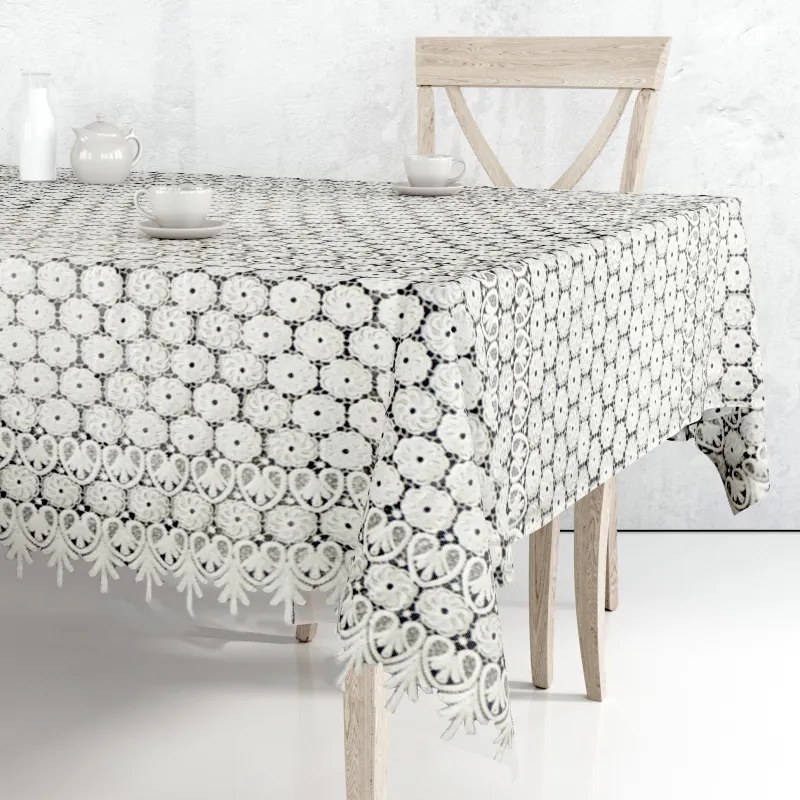 Ubrus PVC krajkový - Easy Lace - 94 С, role 132cmx22m