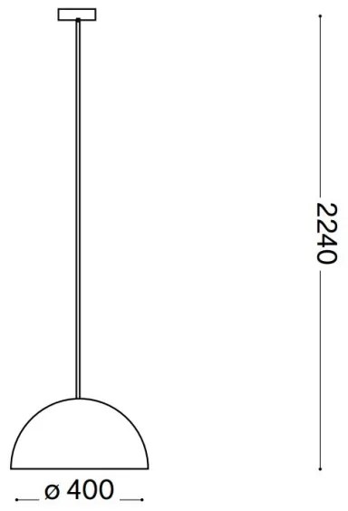 Ideal Lux - Lustr na lanku FOLK 1xE27/60W/230V pr. 40 cm hnědá