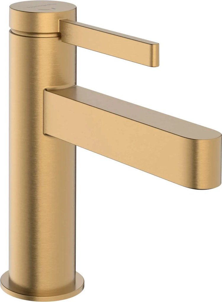 Hansgrohe Finoris - Umyvadlová baterie s výpustí Push-Open, EcoSmart, CoolStart, kartáčovaný bronz 76012140