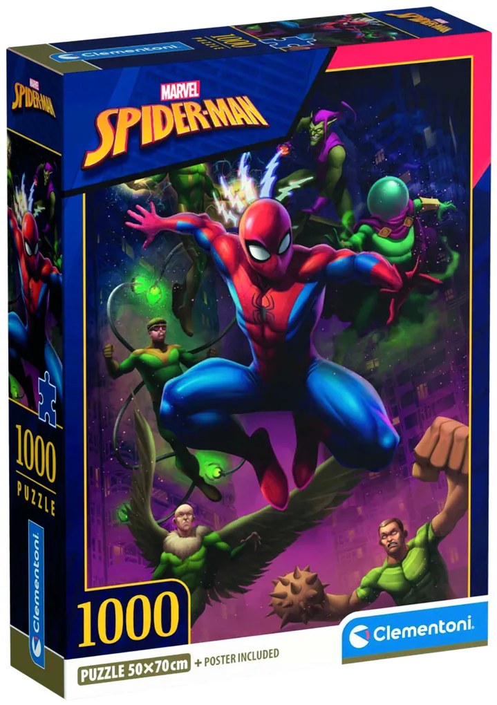 Clementoni - Puzzle 1000 Spider-Man