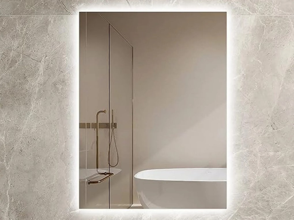 Chytré infrazrcadlo SMART MIRROR 250W | Výhřevnost 4,5 m2 | 60x80 cm | WiFi termostat | Dálkové ovládání | LED světlo | Zrcadlo na výšku