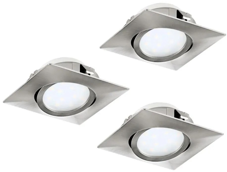 Eglo 78758 - SADA 3x LED Podhledové svítidlo PINEDA LED/6W/230V