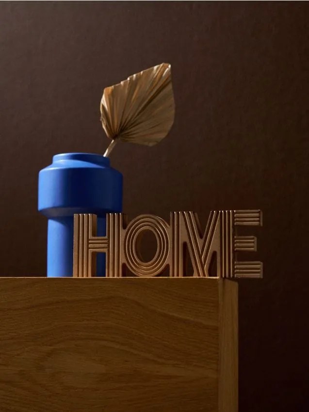 Sinsay - Stojící dekorace ve tvaru nápisu home - béžová