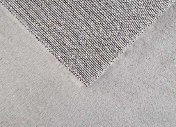 Breno Kusový koberec POUFFY 5100 Silver – světle šedý, 60x110 cm, Šedá/Stříbrná