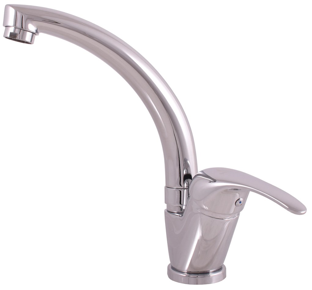 Slezák - RAV Dřezová baterie SÁZAVA - SAx06.x/2, Chrom Připojovací hadičky - závit: 3/8", Typ ovládací páky: Ovládací páka č.: 0 - (SA006.0/2)