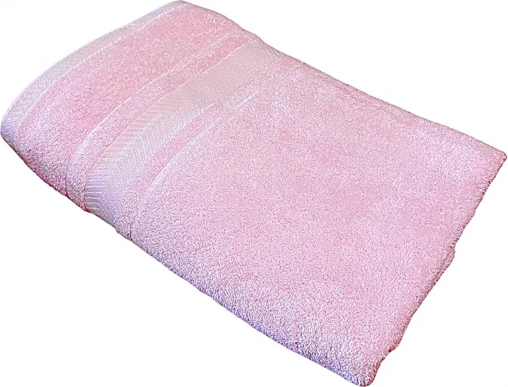 Froté ručník deluxe Monako růžový 30 x 50cm TiaHome