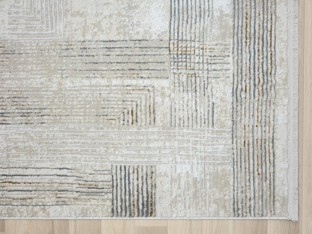 My Flair, Kusový koberec My Way creme, 80x150, šedá, chodba / předsíň