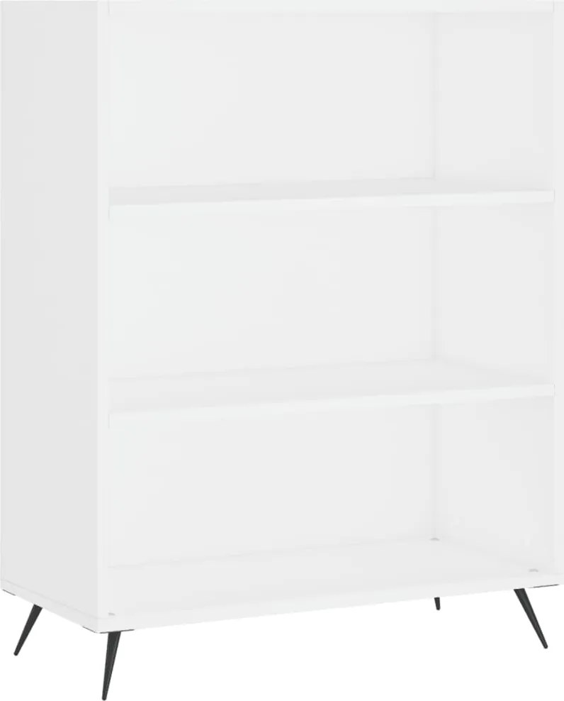 Skříň highboard bílá 69,5 x 34 x 180 cm kompozitní dřevo 3200041