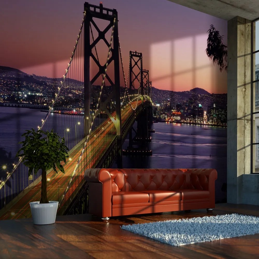 Fototapeta - Charming evening in San Francisco