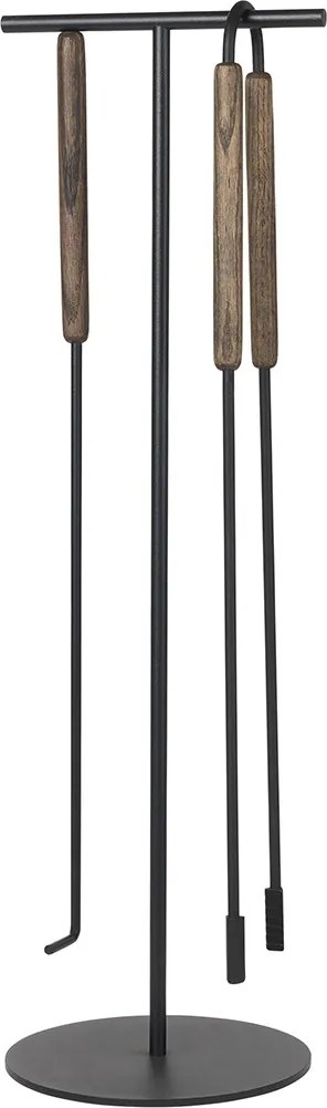 Krbové nářadí Blomus ASHI SET/3 ks černo hnědé