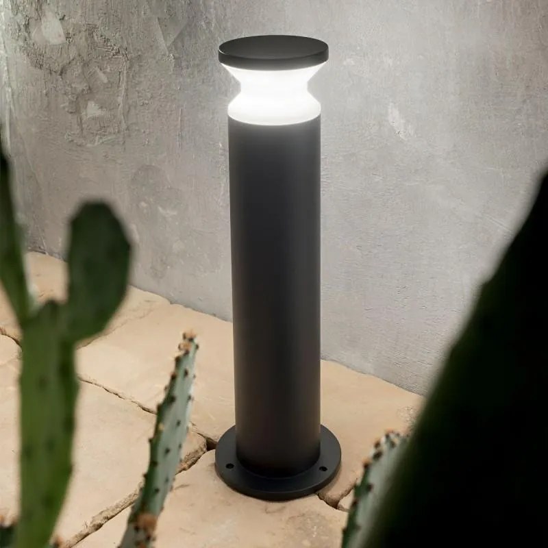 ILUX 186955 Venkovní sloupkové svítidlo Ideal Lux Torre PT1 Big nero 186955 černé 60cm IP44 - IDEALLUX