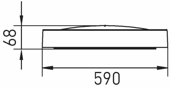 LED Stropní svítidlo SAMER LED/40W/230V 4000K