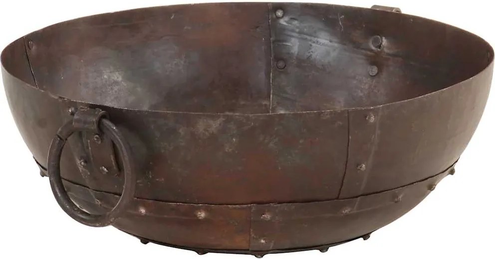 Rustikální přenosné ohniště Ø 40 cm železo 321944