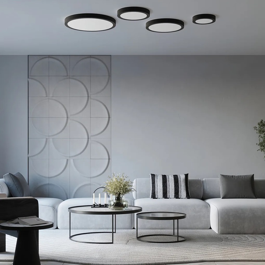 Sollux Lighting Stropní svítidlo ONYX 60 bílé LED 3000K