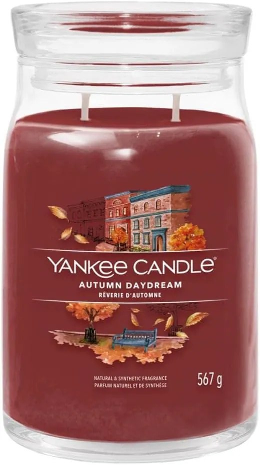 Yankee Candle vonná svíčka Signature ve skle velká Autumn Daydream 567g