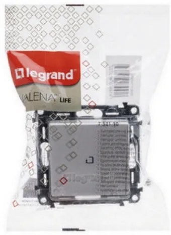 Legrand Valena LIFE vypínač č.1 s orientační LED doutnavkou bílý 752110