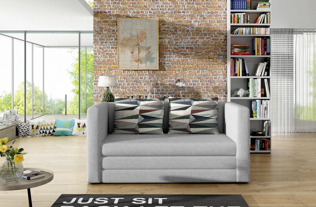 XXXLutz ROZKLÁDACÍ POHOVKA, textil, světle šedá MID.YOU - Rozkládací pohovky - 00000L003604