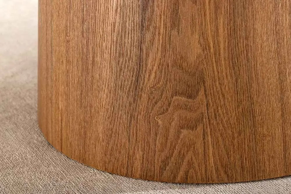 Designový keramický jídelní stůl Parthenia 200 cm travertin / dub