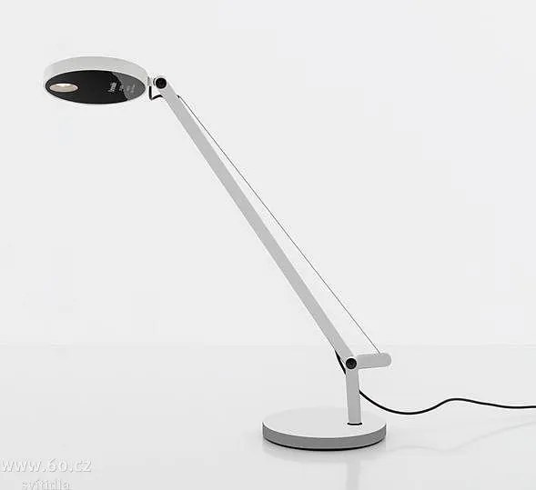 Artemide 1747020A Demetra Micro Table, bílá stolní lampička s dotykovým stmívačem, 6W LED 3000K, 51,5cm