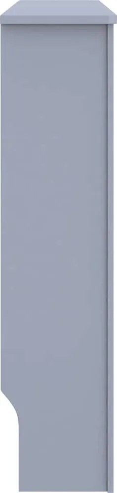 vidaXL Kryt radiátoru 112 x 19 x 81,5 cm Kompozitní dřevo [288175] Barva: Betonově šedá