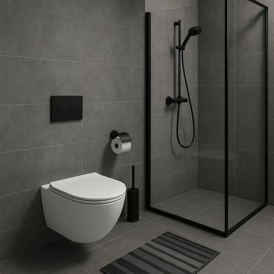 Závěsný set GEBERIT Duofix Basic+ WC LENA Rimless 48 x 36 cm + tlačítko + sedátko, bílá, 3322XX00+39040100