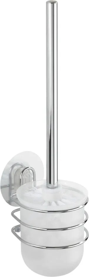 Samodržící nástěnný stojan s toaletním kartáčem Wenko Static-Loc
