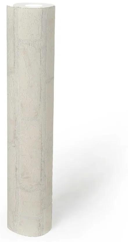 A.S. Création | Vliesová tapeta na zeď Elements 9078-51 | 0,53 x 10,05 m | bílá, metalická