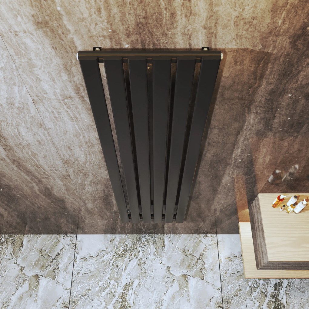 Gamma Vertical, topné těleso 450x1600 mm, 776 W, černá matná, GMA-VERT-16045-BK