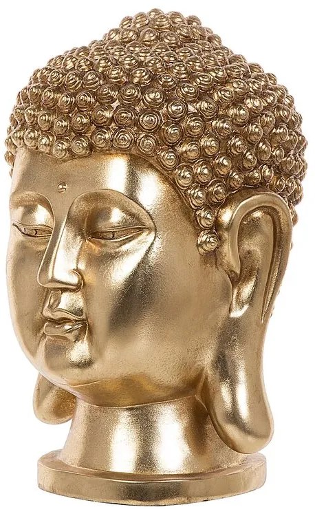 Dekorativní zlatá figurka 41 cm BUDDHA Beliani