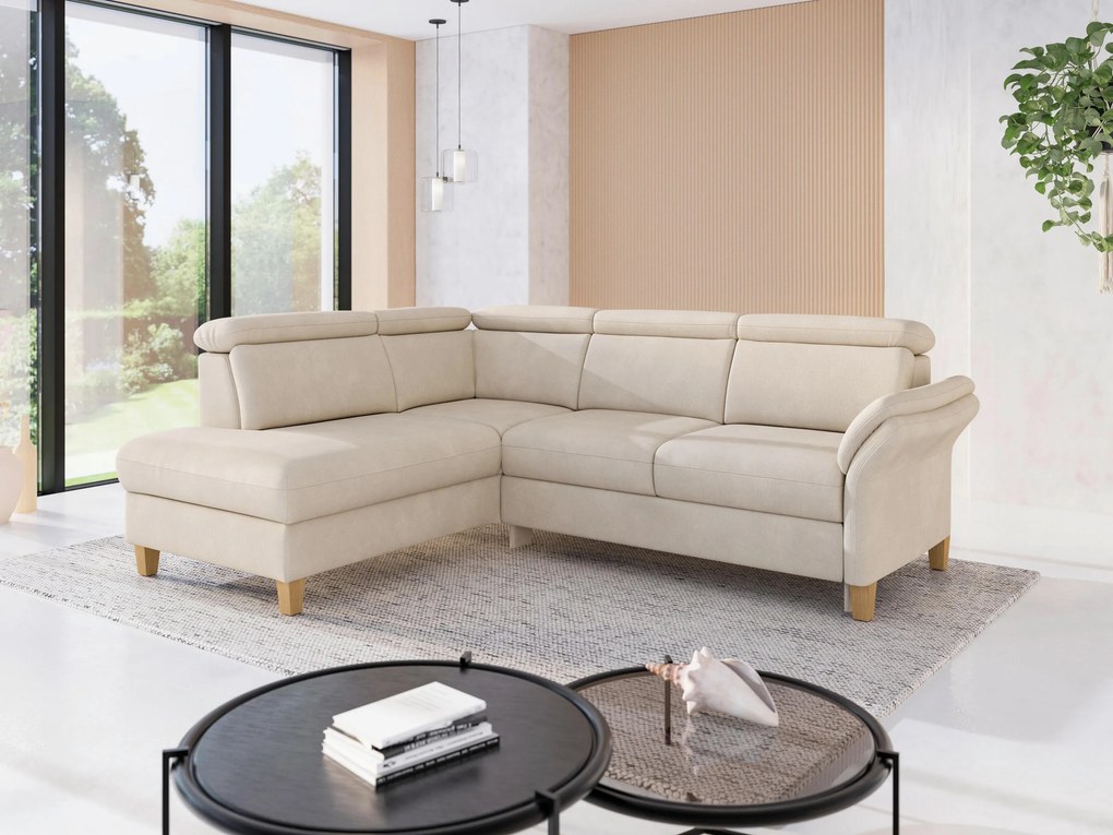 XXXLutz ROHOVÁ SEDAČKA, textil, pískové barvy Sit & More - Sedací soupravy - 00014402572S