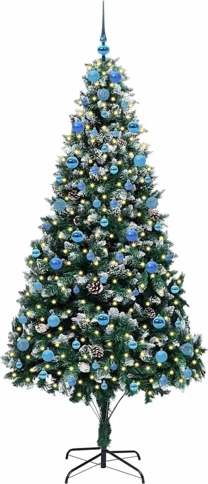 Umělý vánoční stromeček Zelená 210 cm PVC, ocel a plast 3396280
