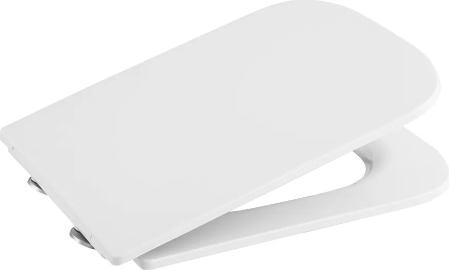 Gamma Venice, toaletní WC sedátko 435x362mm z duroplastu s pomalým zavíráním, bílá, GMA-VENICE