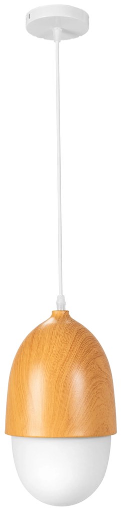 Toolight - závěná lampa E27 60W APP952-1CP, hnědá-bílá, OSW-04035