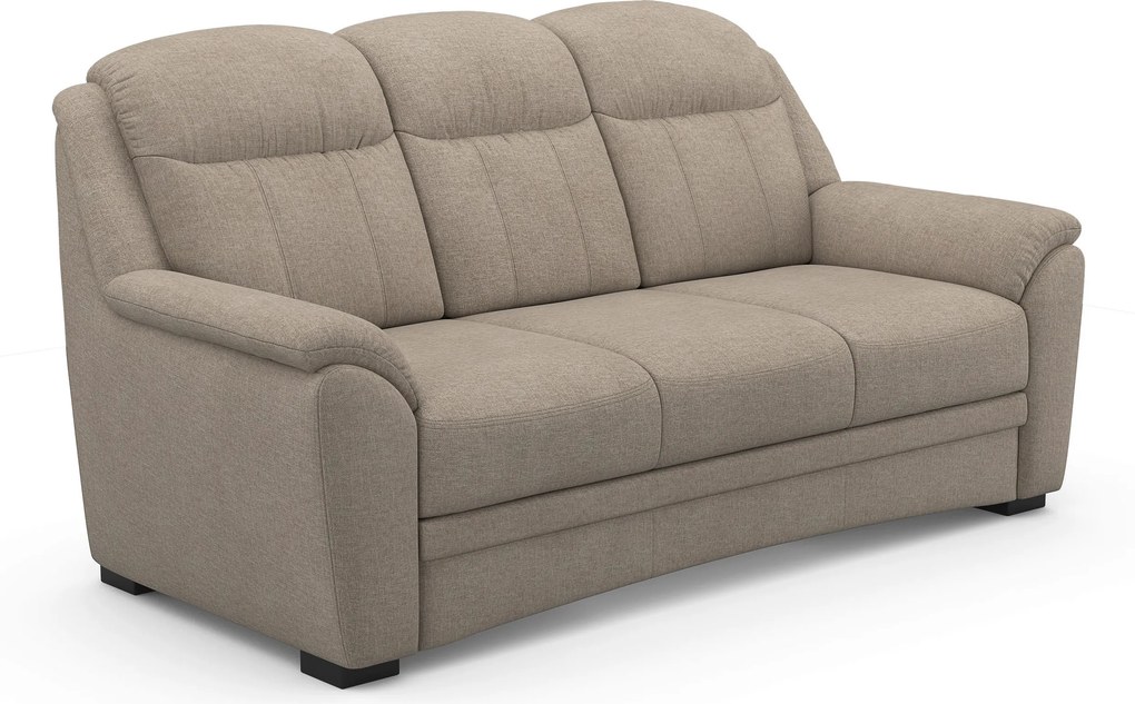 XXXLutz TŘÍMÍSTNÁ POHOVKA, textil, šedohnědá Cantus - Sedací soupravy - 000552034501