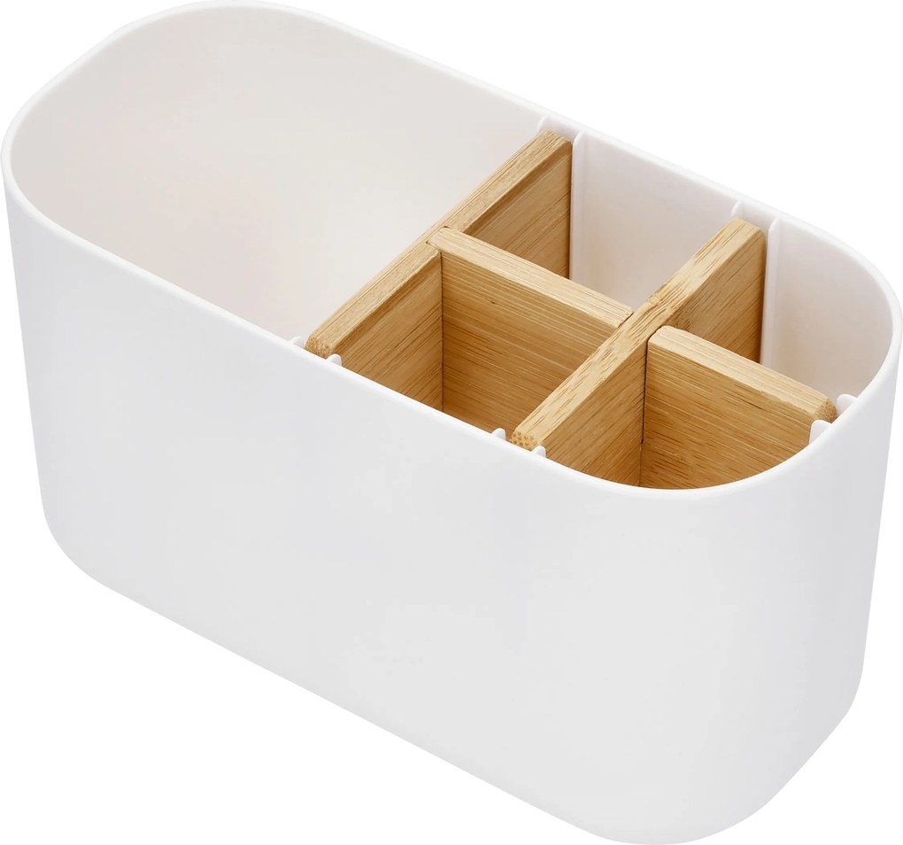 Livarno® Stěrka s držákem / Organizér na zubní kartáčky / Dávkovač mýdla (organizér do koupelny)