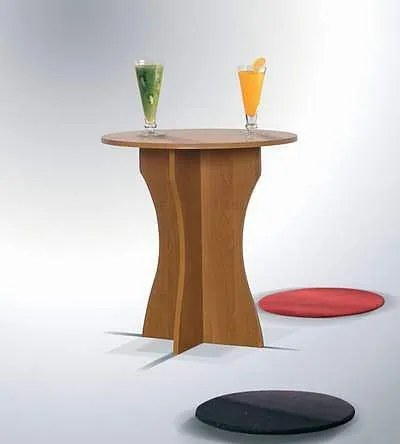 Konferenční stolek kulatý René, LTD, olše