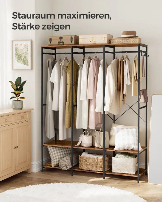 Otevřená šatní skříň RGR005B01