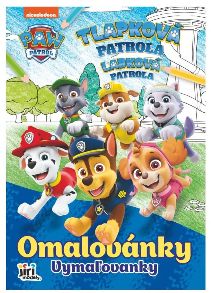 Omalovánky Paw Patrol/Tlapková patrola A4 21x30cm