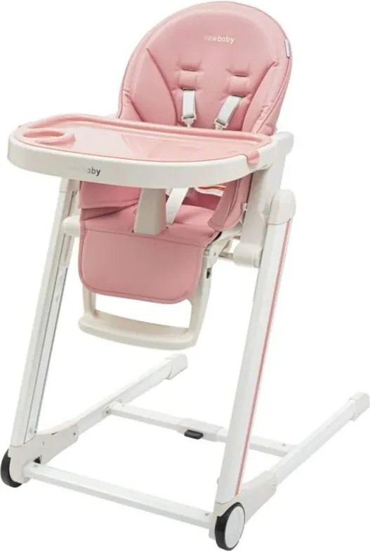 Jídelní židlička Muka NEW BABY dusty pink