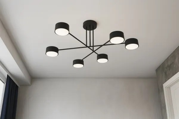 Brilagi - LED Přisazený lustr MONO 6xGX53/30W/230V černá