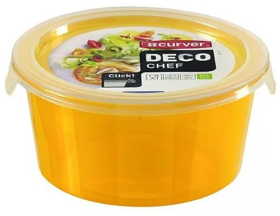 Dóza DECO CHEF 0,5 L - oranžová CURVER