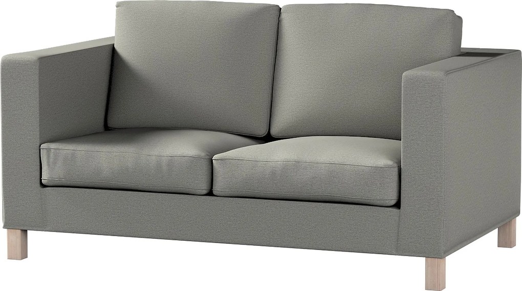 Potah na pohovku IKEA Karlanda 2-místná, krátký barva šedá látka pletený vzor