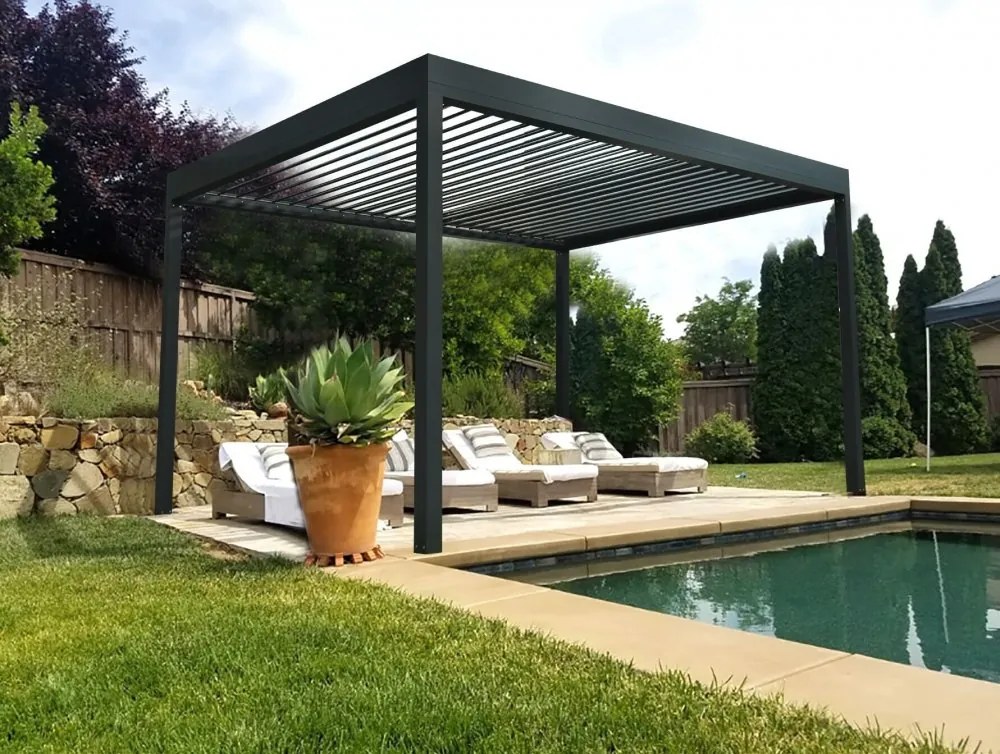 Bioklimatická pergola 3x3 m BIOCLIMATIC 33 Lanitplast