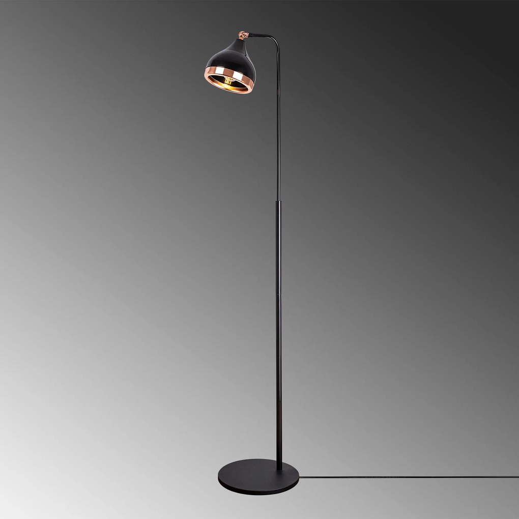 ASIR Stojací lampa YILDO - NT - 146 černá měď